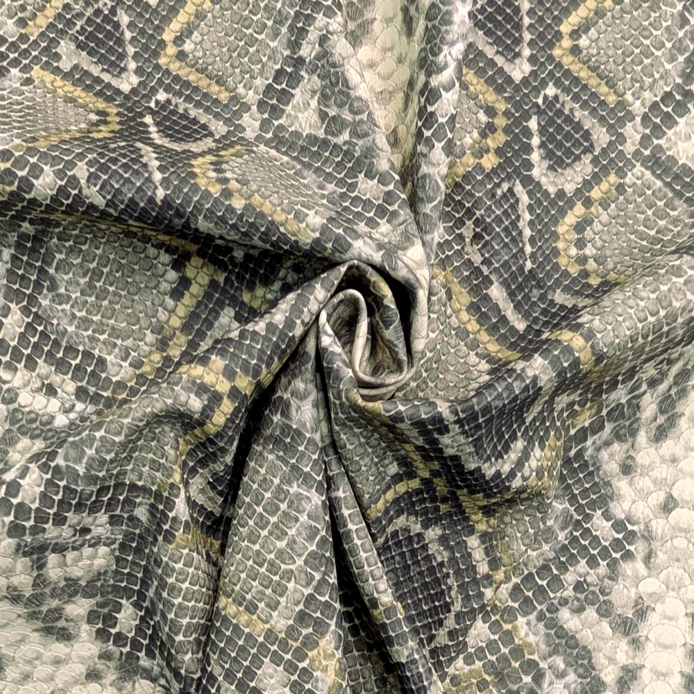 Python Snakeskin Leatherette Fabric by the metre